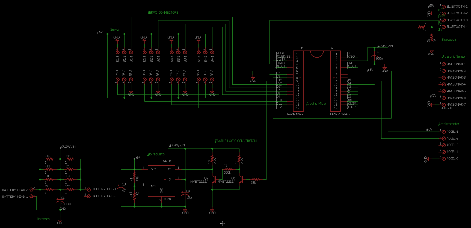 Spring 2016 Velociraptor: Circuit Schematic & Servo Load Test – Arxterra