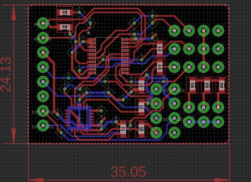 Spring 2018 3DoT Hexy: Sensor Shield Layout – Arxterra