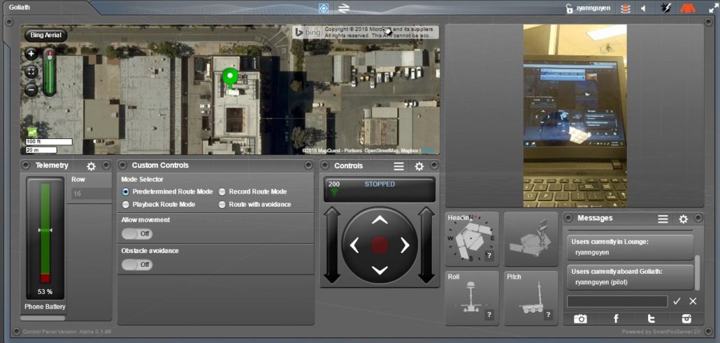 Goliath Spring 2018 – Arxterra Custom Telemetry – Arxterra