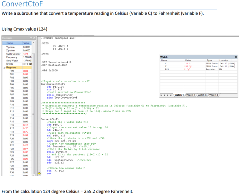 Advanced Arduino Assembly – Programming Problems – Arxterra