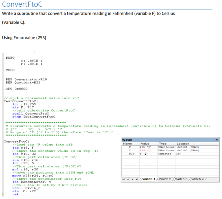 Intro To Arduino Assembly Programming Problems Arxterra
