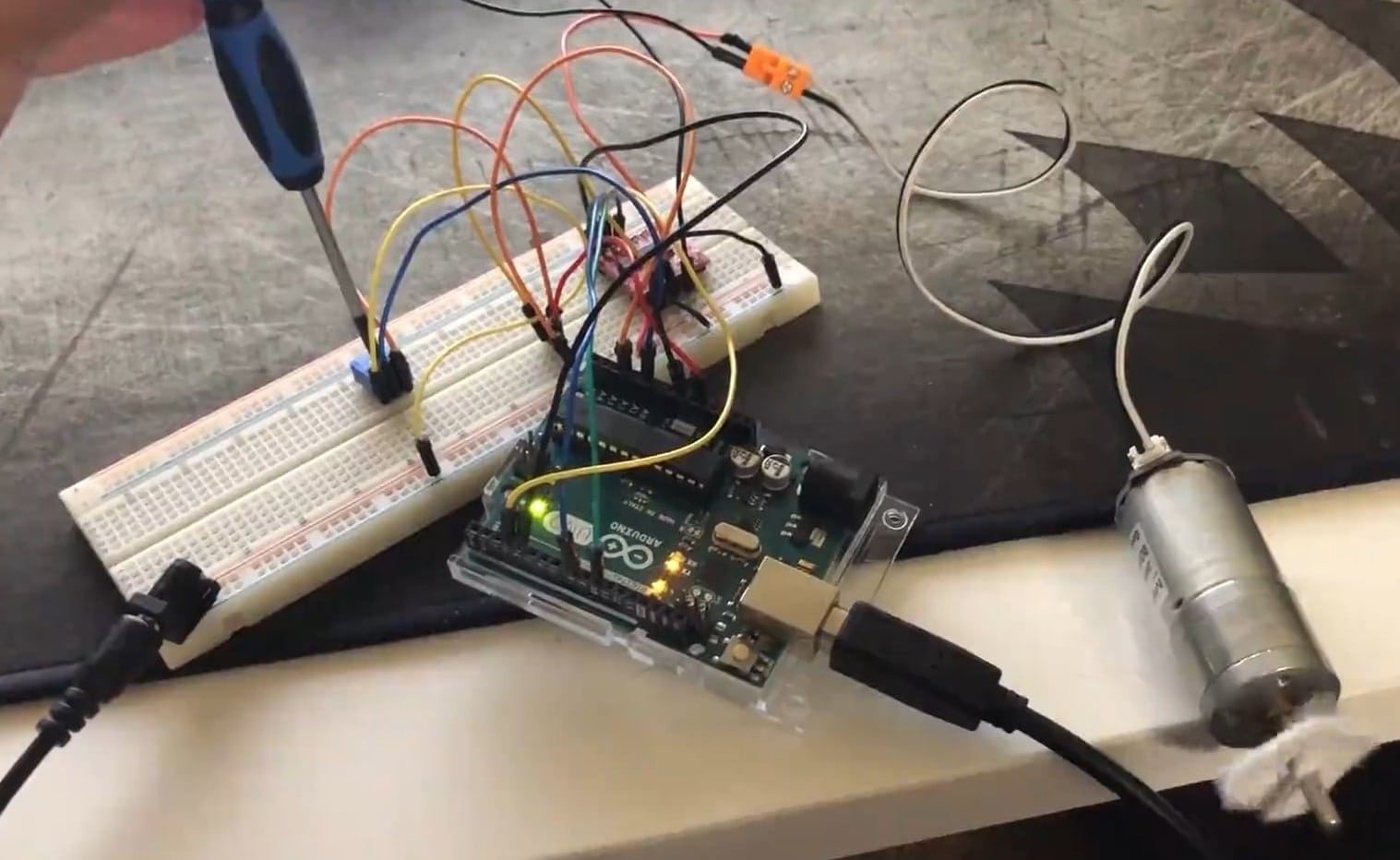 ScrewDriver Breadboard Testing – Arxterra